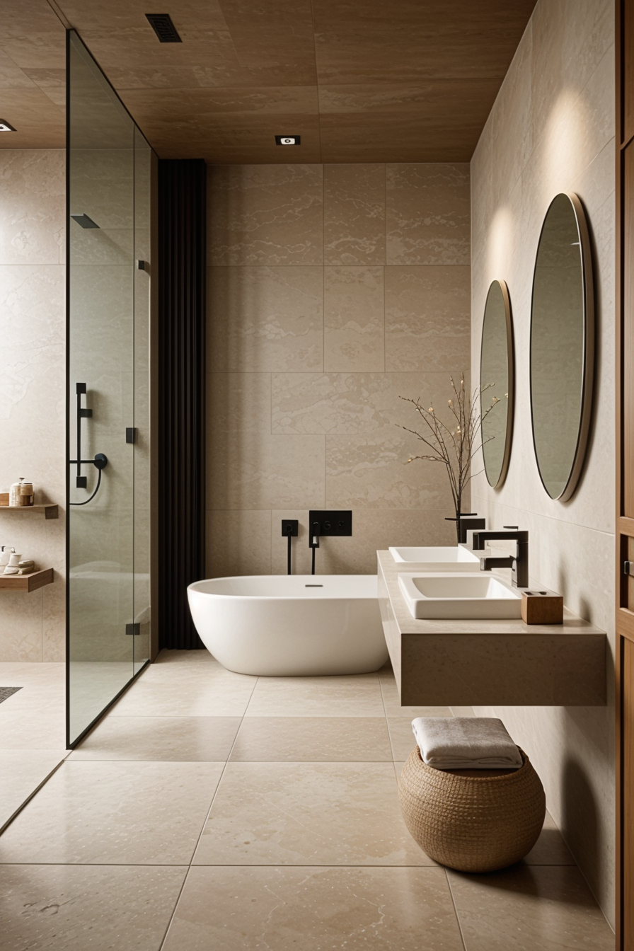 64 Zen-Style Bathrooms: A Journey Into Tranquil Design
