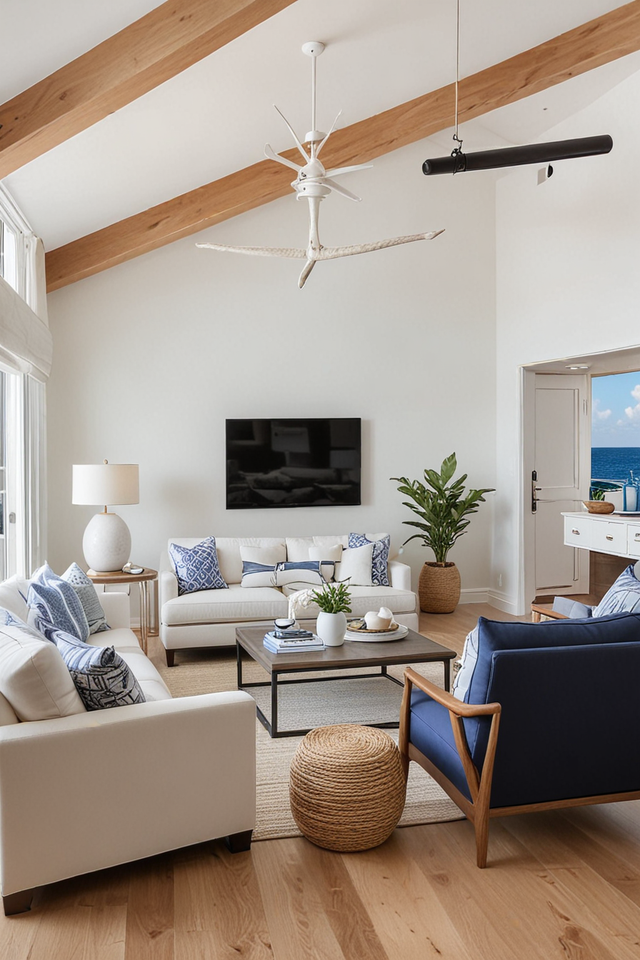 67 Living Rooms In Coastal Style 2025: Modern Nautical Trends For ...