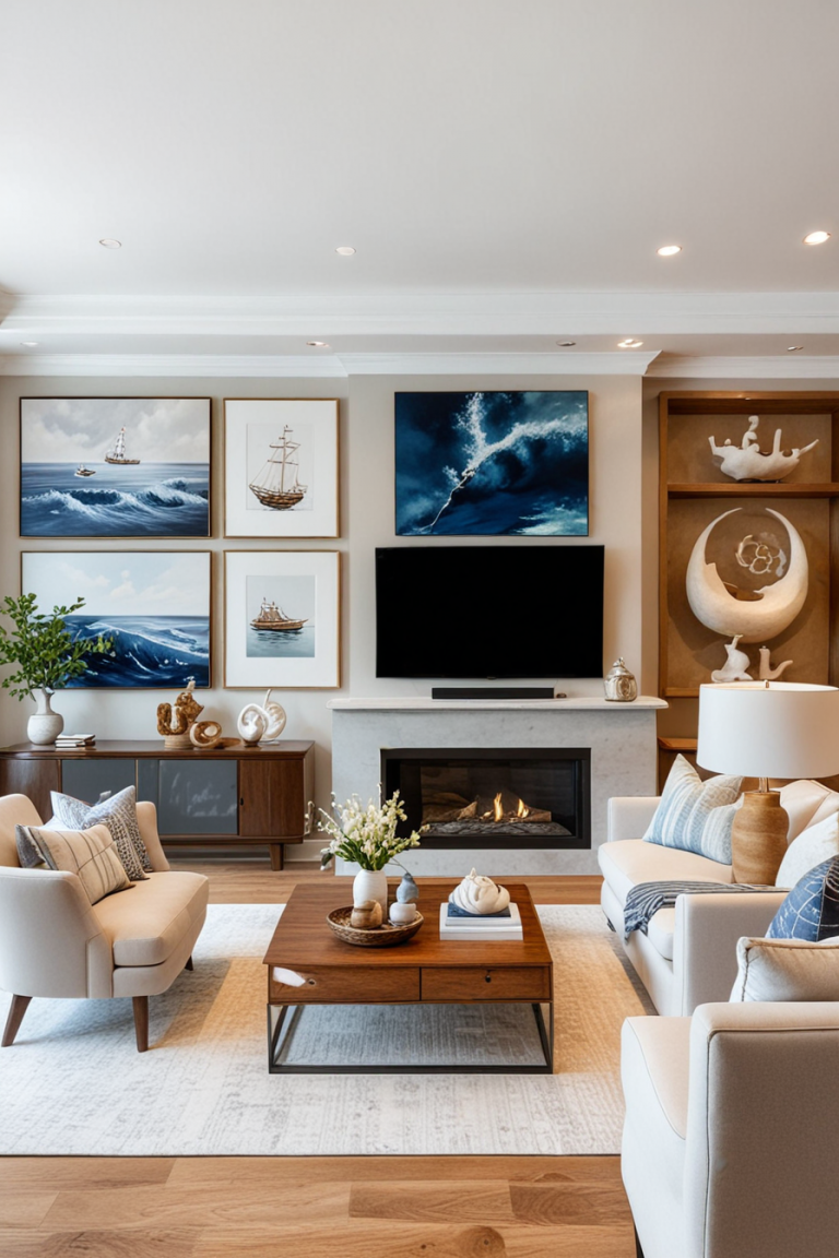 67 Living Rooms In Coastal Style 2025: Modern Nautical Trends For ...