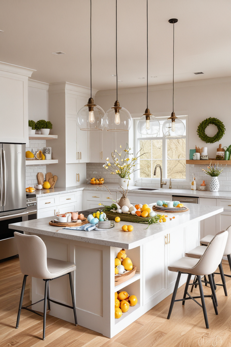 65 Easter Kitchen Island Decor 2025: Modern, Unique, And Exquisite ...