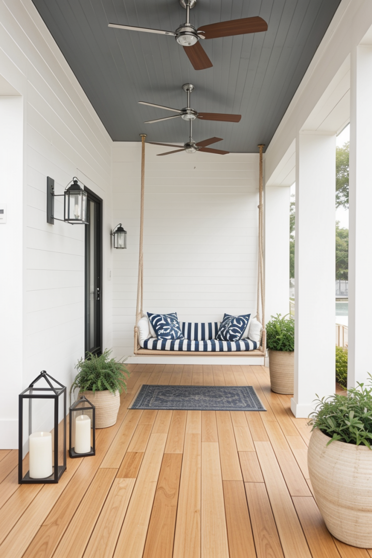 66 Coastal Porch Decorations For A Stylish Nautical Outdoor Space