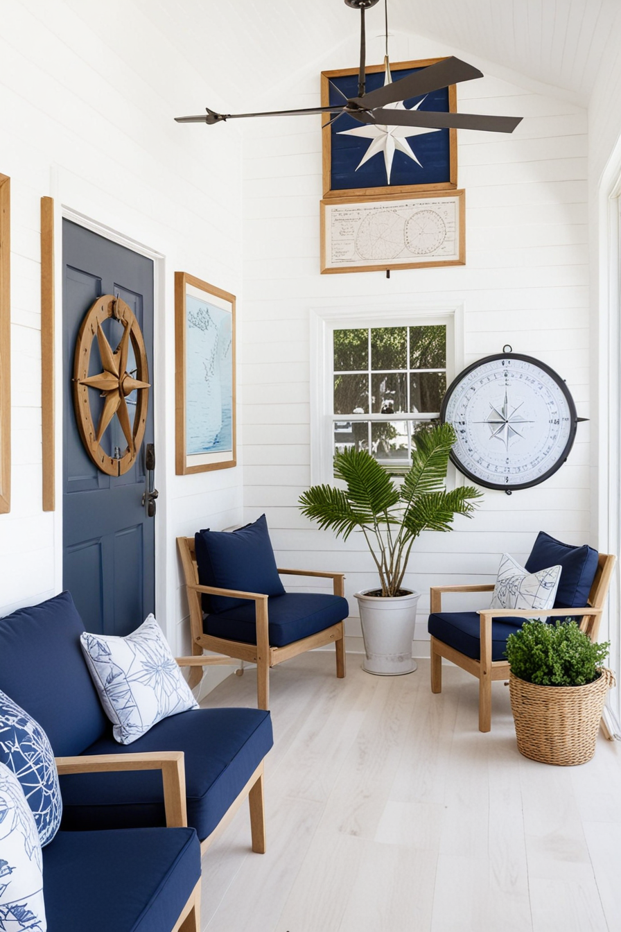 66 Coastal Porch Decorations For A Stylish Nautical Outdoor Space