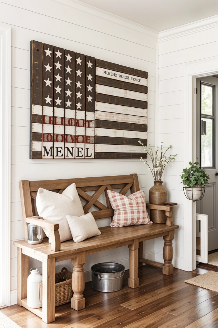 61 Best American Flag Home Decor Ideas For The 4th Of July