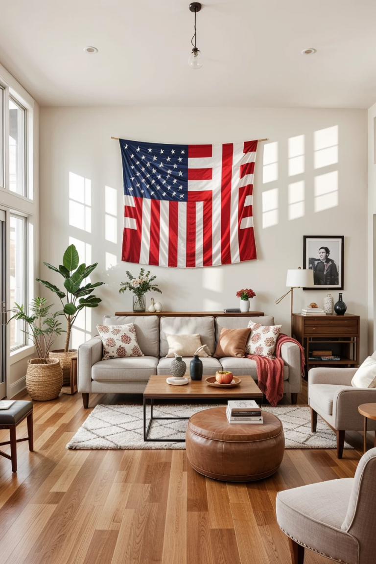 61 Best American Flag Home Decor Ideas For The 4th Of July