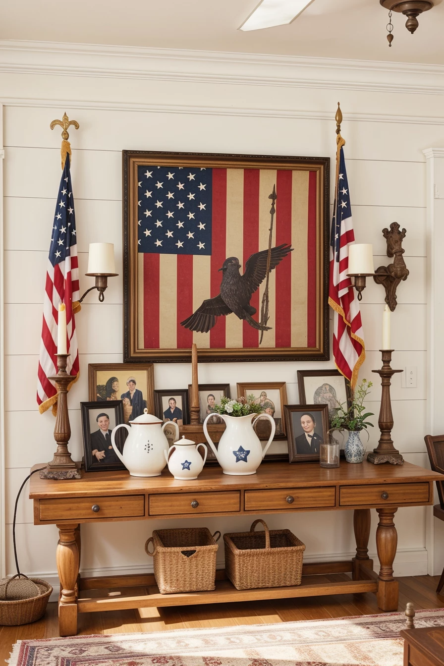 64 Best 4th Of July Console Table Decorations To Celebrate In Style