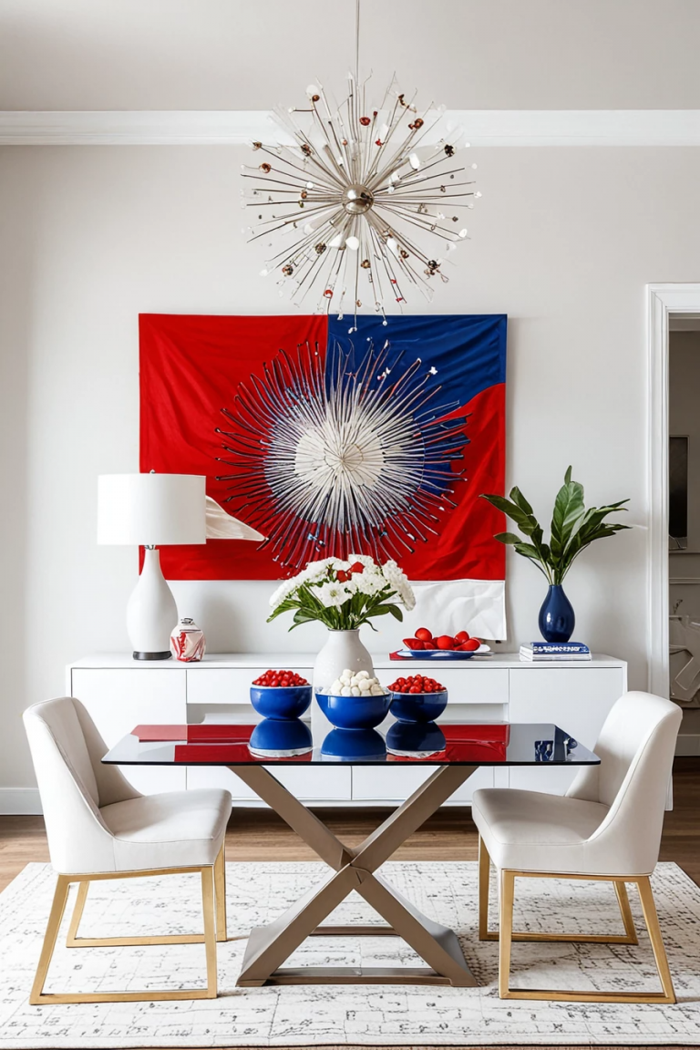 66 Modern 4th Of July Dining Room Decor Ideas For A Stylish ...