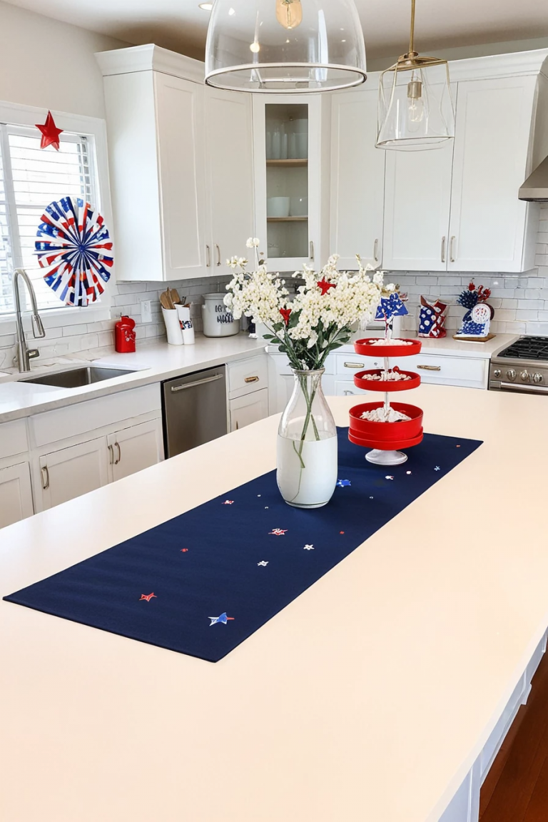 66 Stylish 4th of July Kitchen Decor Ideas to Celebrate in Patriotic Style