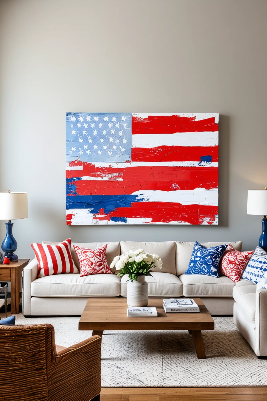 66 Artistic Living Room 4th of July Decor Ideas to Inspire a Creative ...