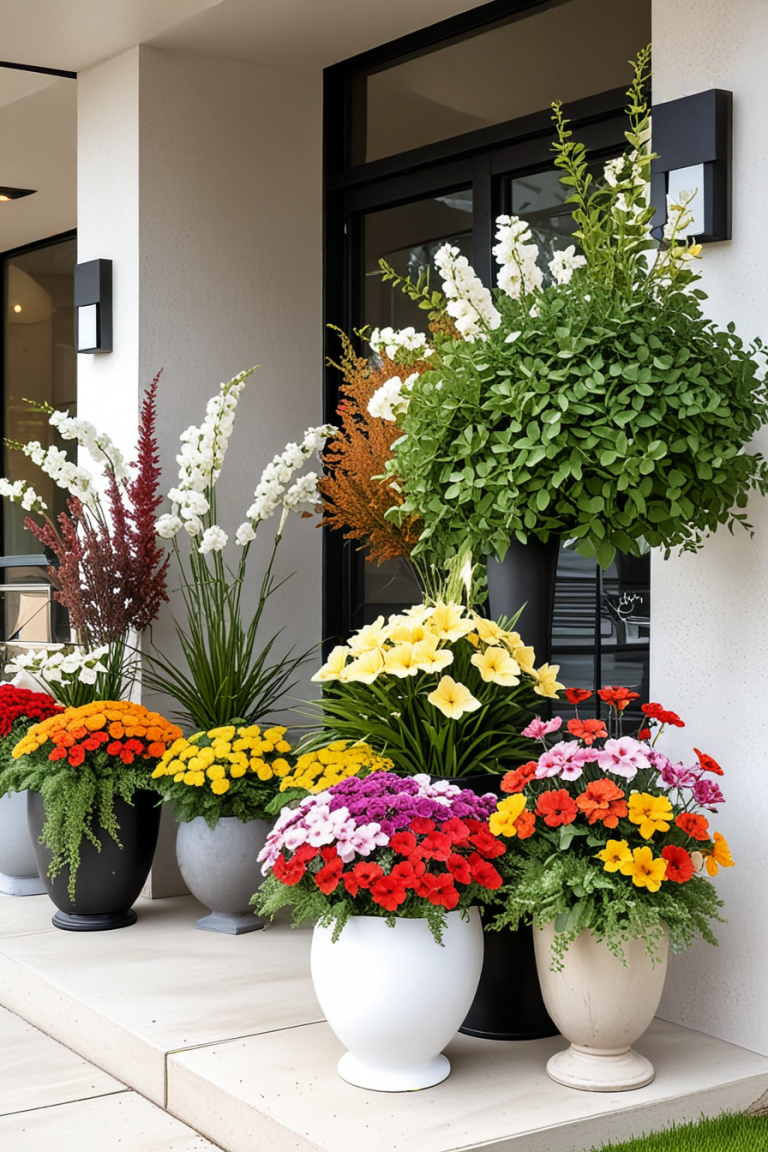 57 Vibrant Summer Decorations To Transform Your House's Front Facade