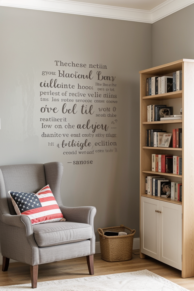 62 Americana Inspired Wall Decals For Patriotic And Vintage Home Decor