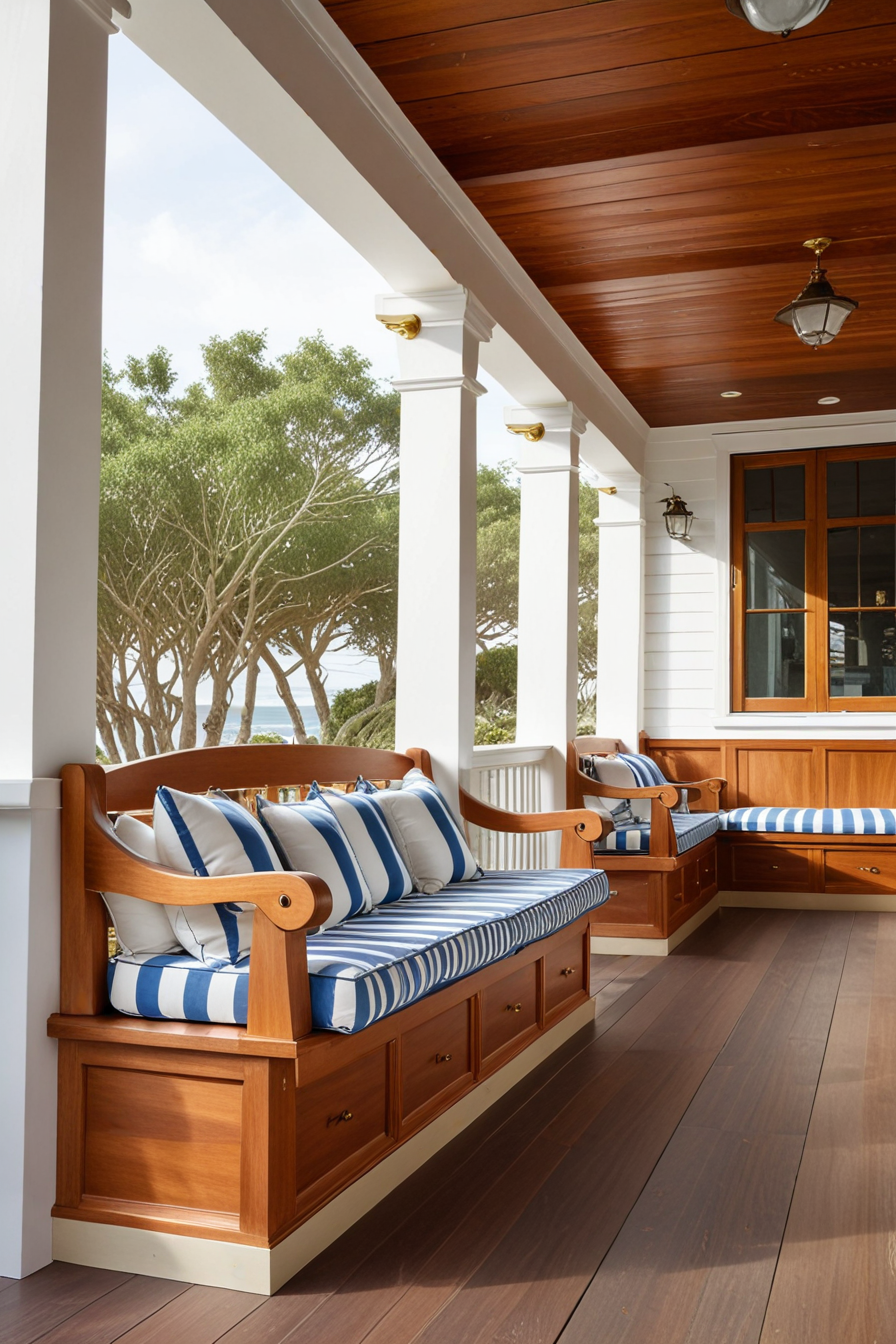 66 Coastal Porch Decorations For A Stylish Nautical Outdoor Space