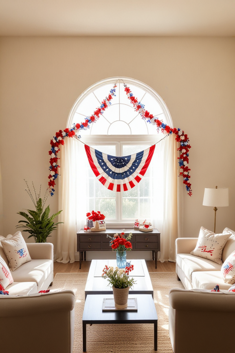 61 Elegant 4th of July Garland Ideas to Decorate Your Home in Style