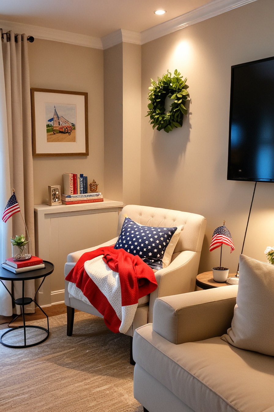 61 Themed Living Room Decor Ideas for the 4th of July