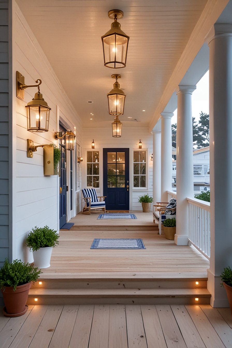 66 Coastal Porch Decorations For A Stylish Nautical Outdoor Space