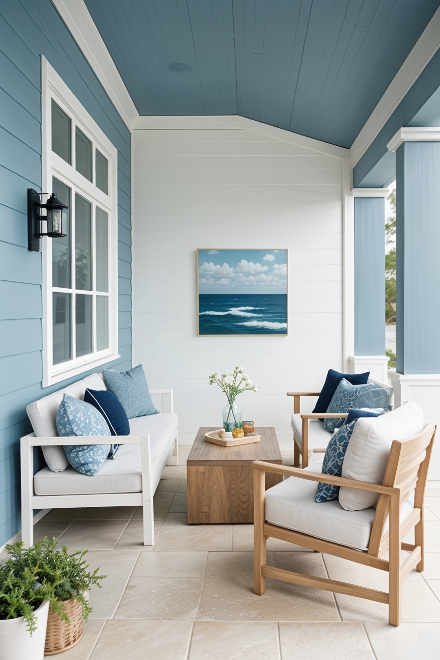 66 Coastal Porch Decorations For A Stylish Nautical Outdoor Space