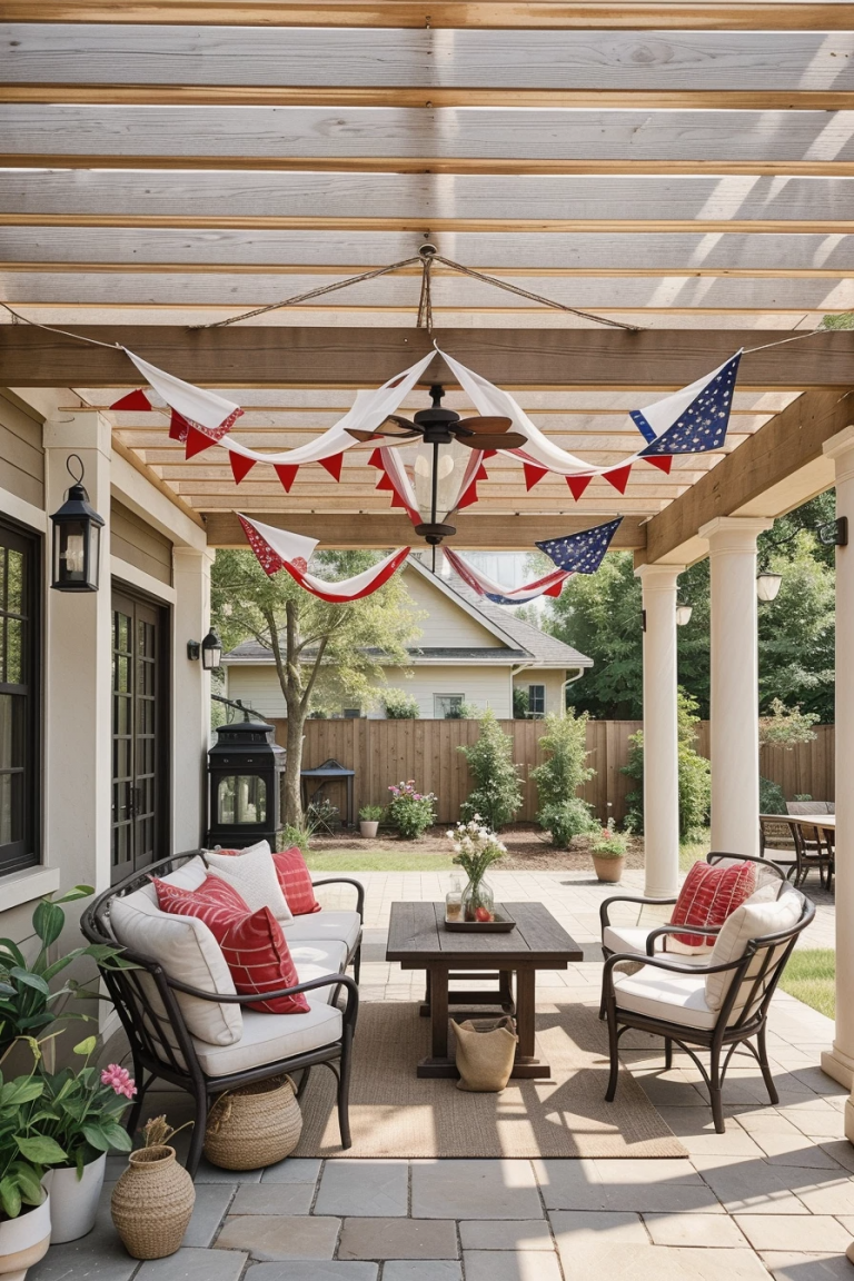 65 Best 4th Of July Farmhouse Exterior Ideas For A Modern Patriotic Look