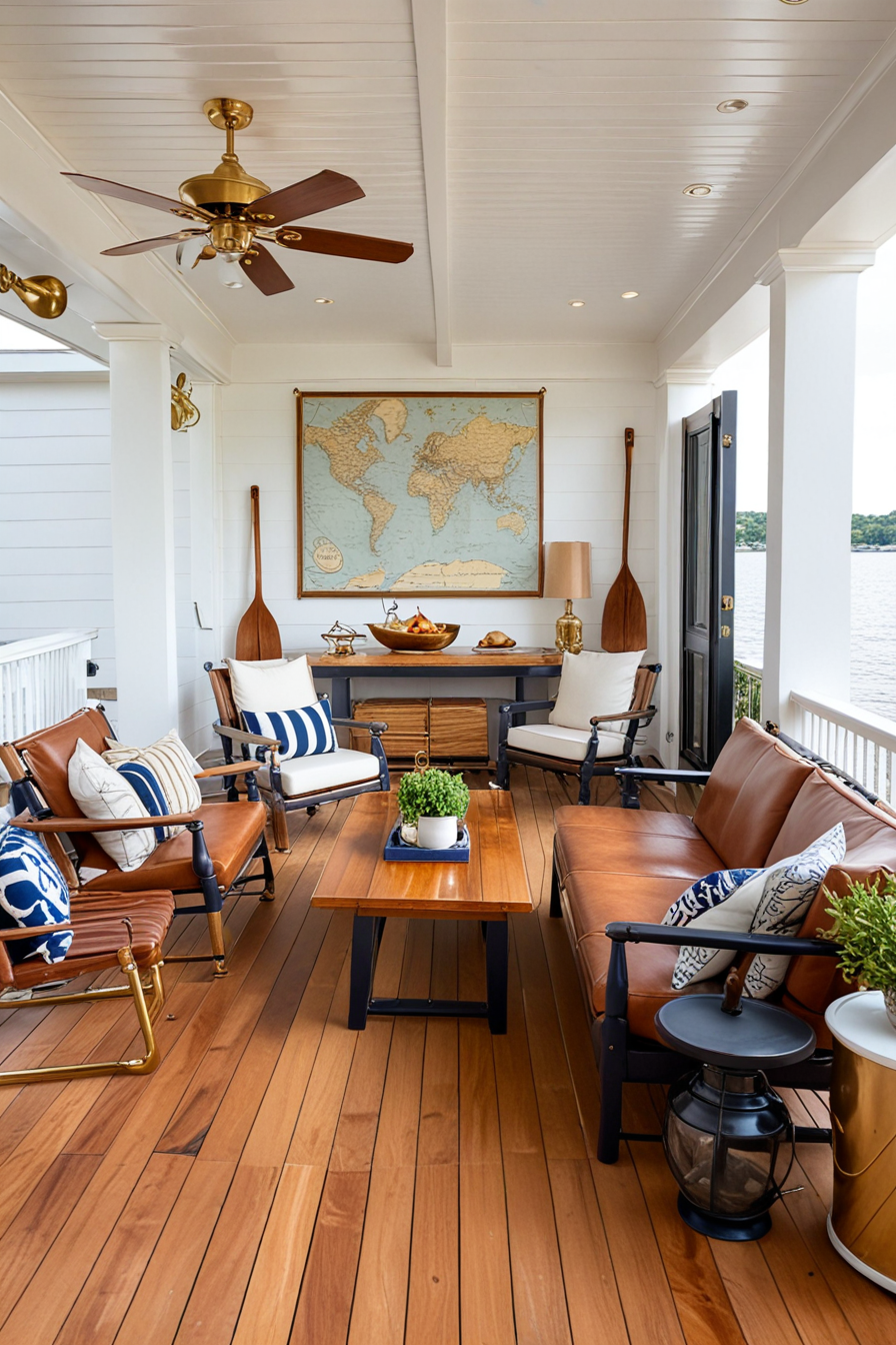 66 Coastal Porch Decorations For A Stylish Nautical Outdoor Space