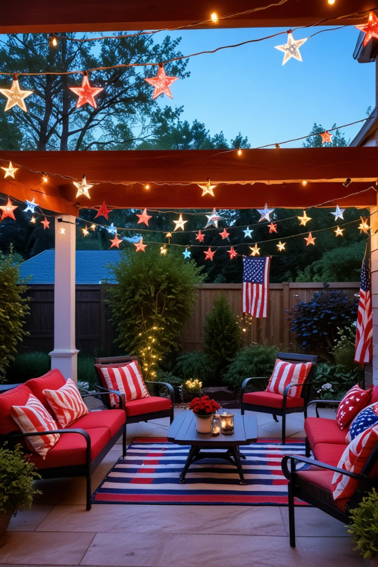 61 Outdoor 4th of July Decor Ideas to Celebrate in Style