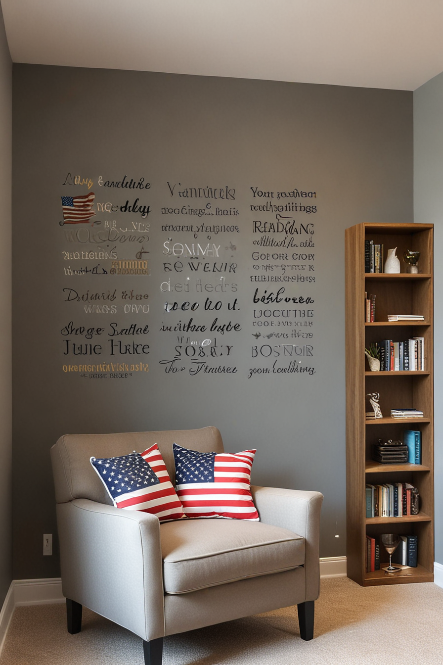 62 Americana Inspired Wall Decals For Patriotic And Vintage Home Decor