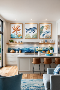 64 Coastal Kitchen Decorations That Transform Your Nautical Home