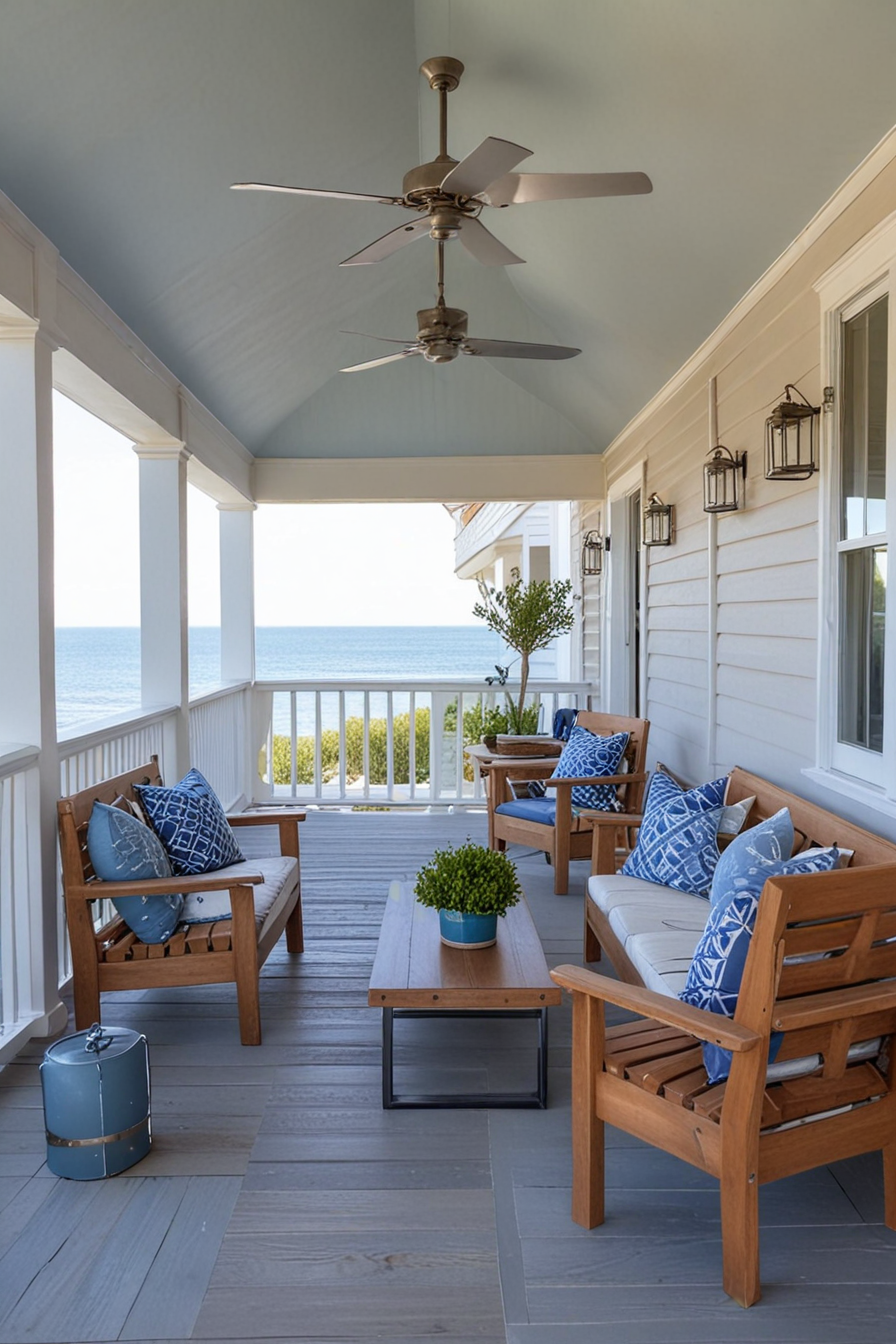 66 Coastal Porch Decorations For A Stylish Nautical Outdoor Space