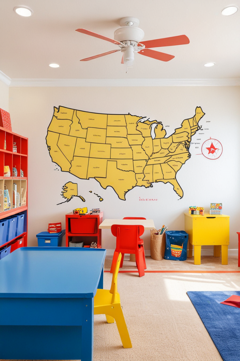 62 Americana Inspired Wall Decals For Patriotic And Vintage Home Decor