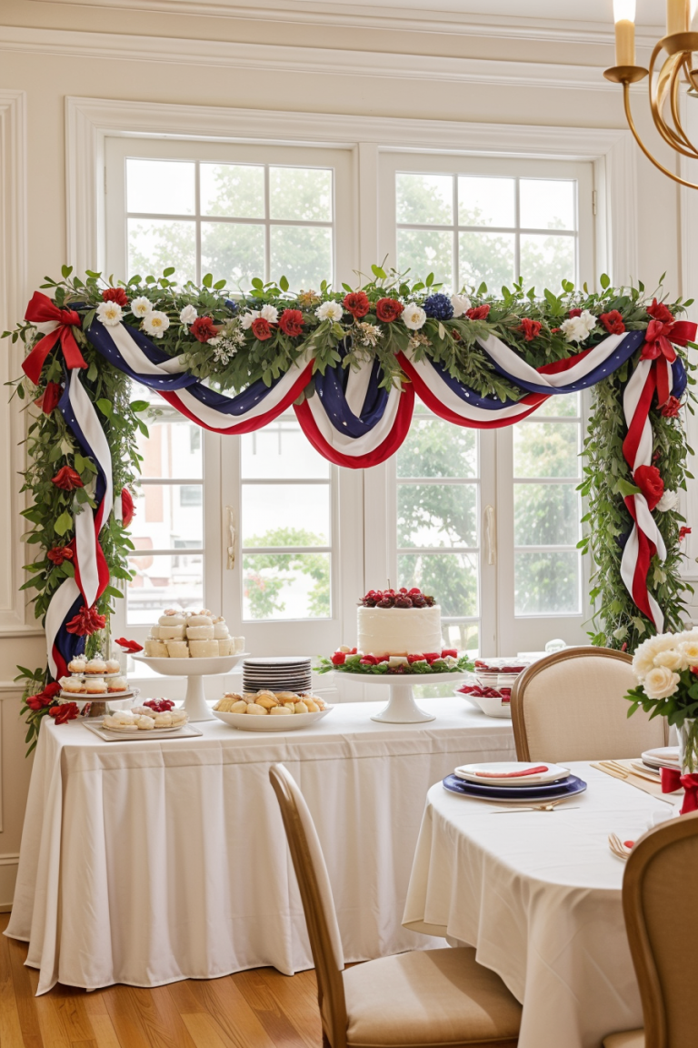 61 Elegant 4th of July Garland Ideas to Decorate Your Home in Style