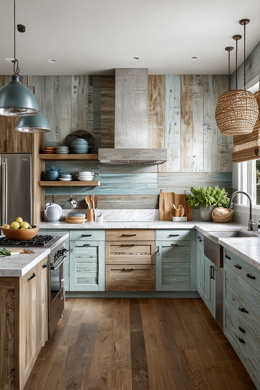 64 Coastal Kitchen Decorations That Transform Your Nautical Home