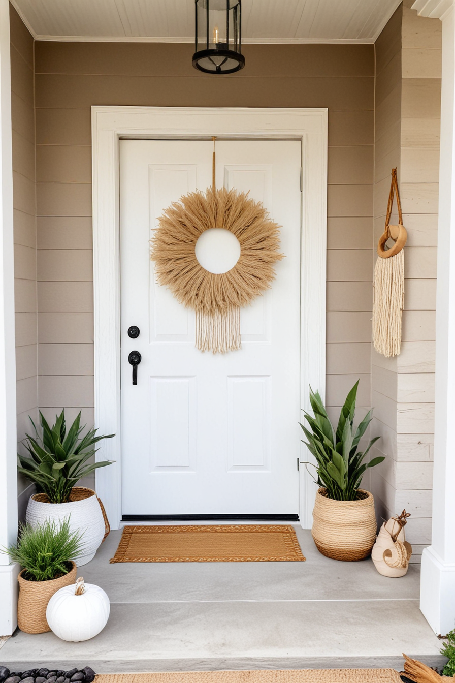 56 Summer Front Door Decor Ideas to Brighten Up Your Home’s Entrance
