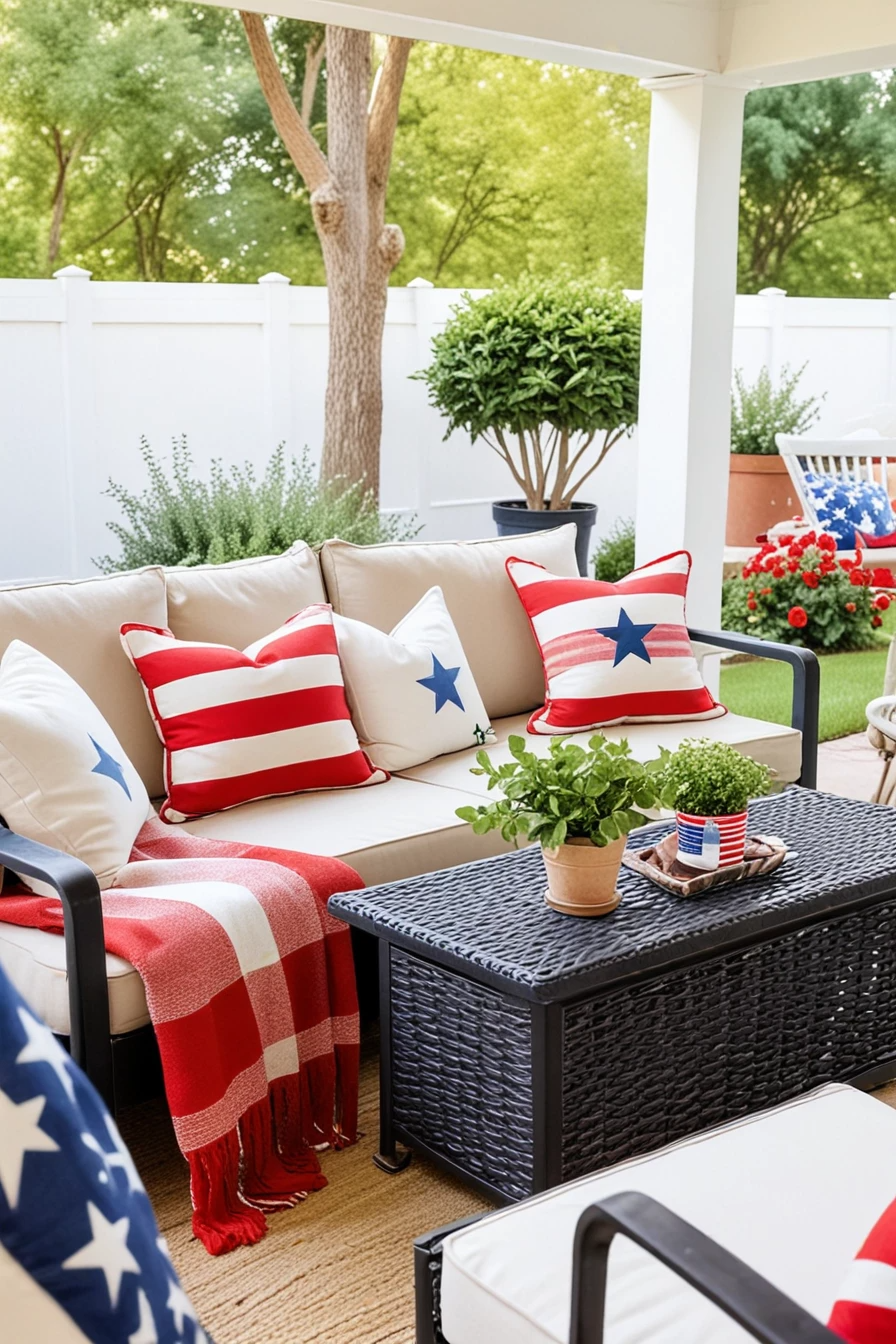62 Backyard Decorated Ideas For The 4th Of July To Celebrate In Style