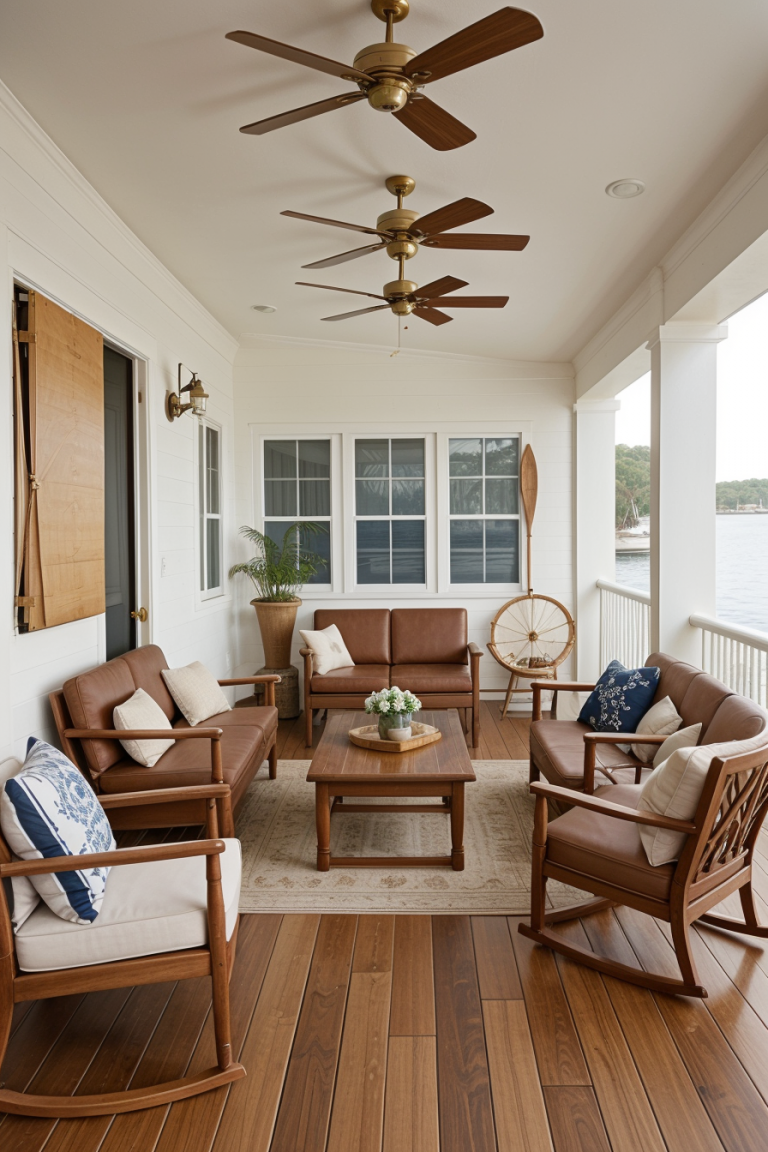 66 Coastal Porch Decorations For A Stylish Nautical Outdoor Space