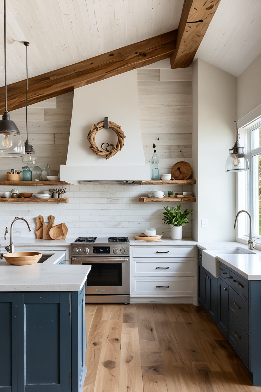 64 Coastal Kitchen Decorations That Transform Your Nautical Home