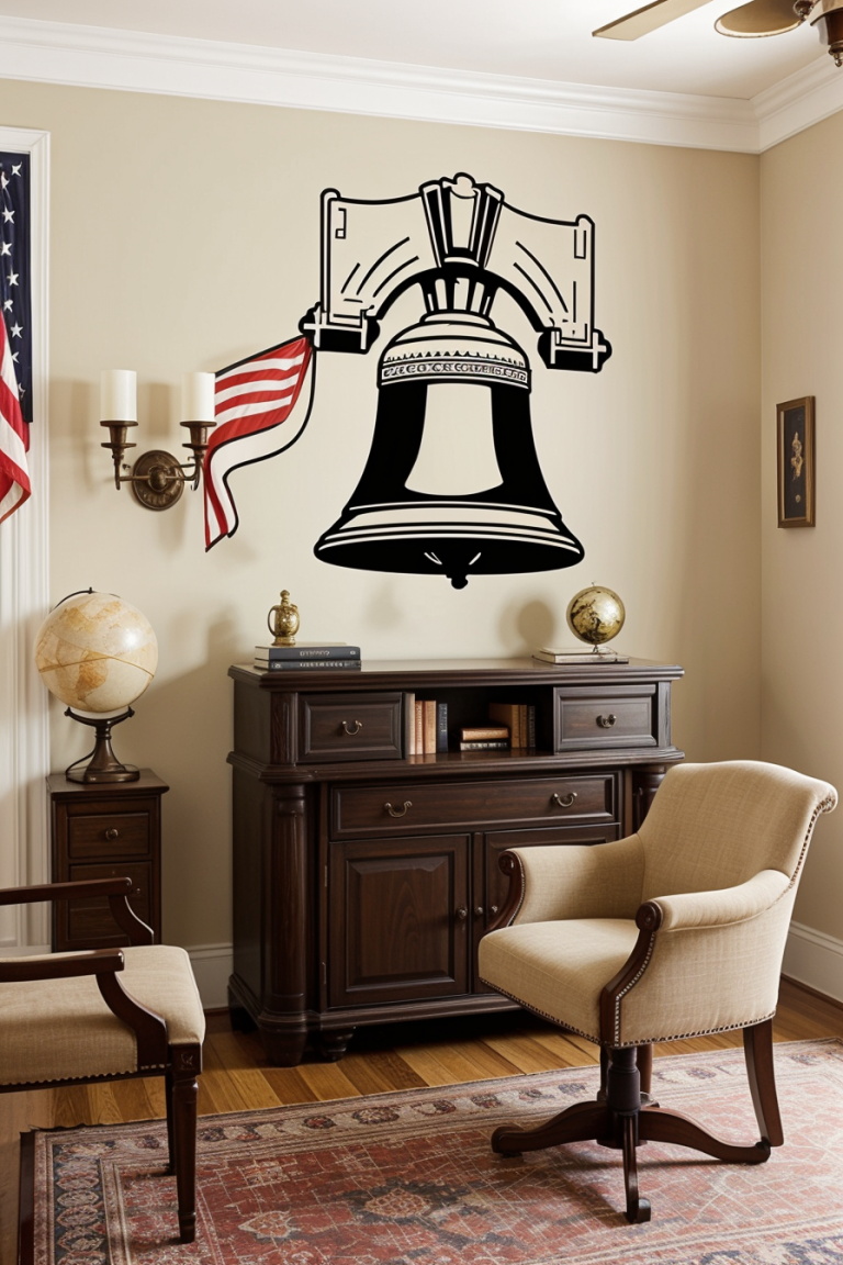 62 Americana Inspired Wall Decals For Patriotic And Vintage Home Decor