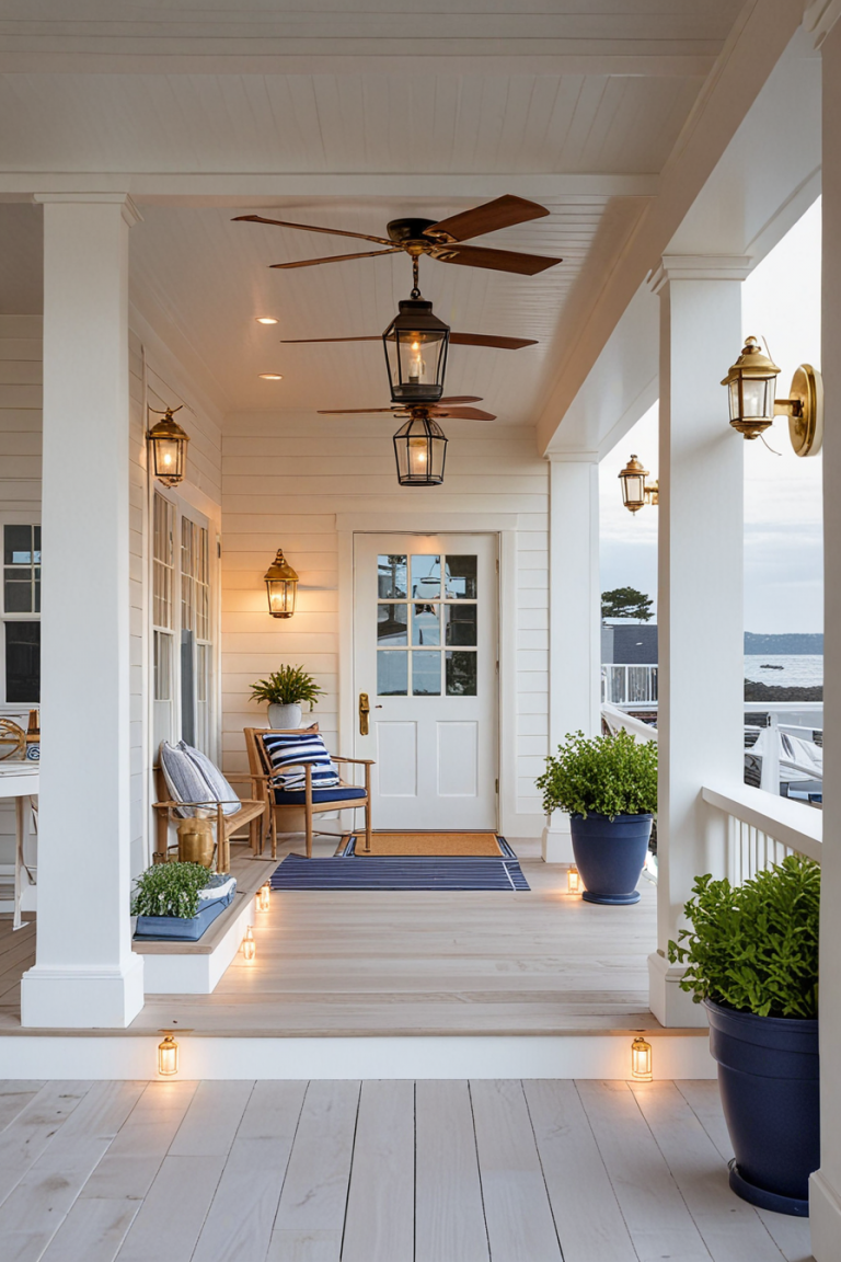 66 Coastal Porch Decorations For A Stylish Nautical Outdoor Space