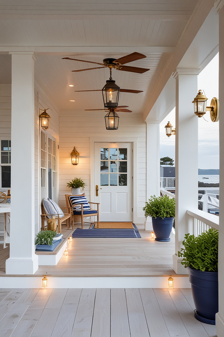 66 Coastal Porch Decorations For A Stylish Nautical Outdoor Space