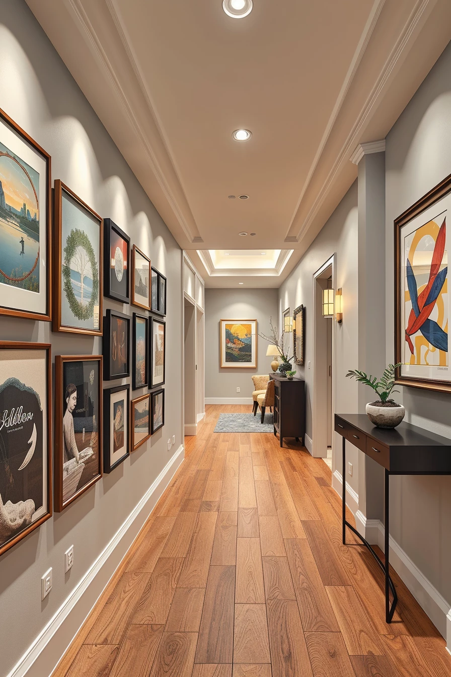 63 Artistic Hallway Wall Decor Ideas For A Modern And Sophisticated Look