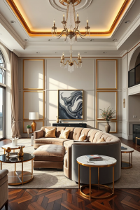 59 Living Room Ideas With Curved Furniture For A Stylish And Modern Space