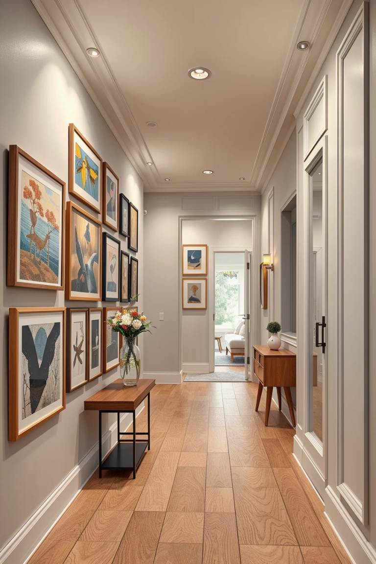 63 Artistic Hallway Wall Decor Ideas For A Modern And Sophisticated Look