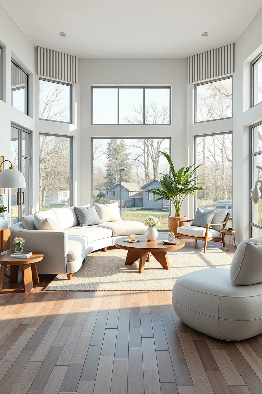 59 Living Room Ideas With Curved Furniture For A Stylish And Modern Space