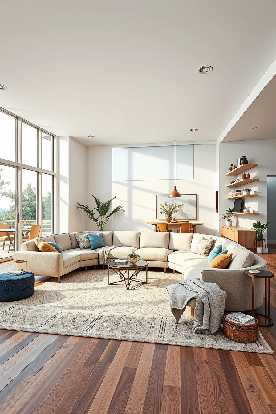 59 Living Room Ideas With Curved Furniture For A Stylish And Modern Space
