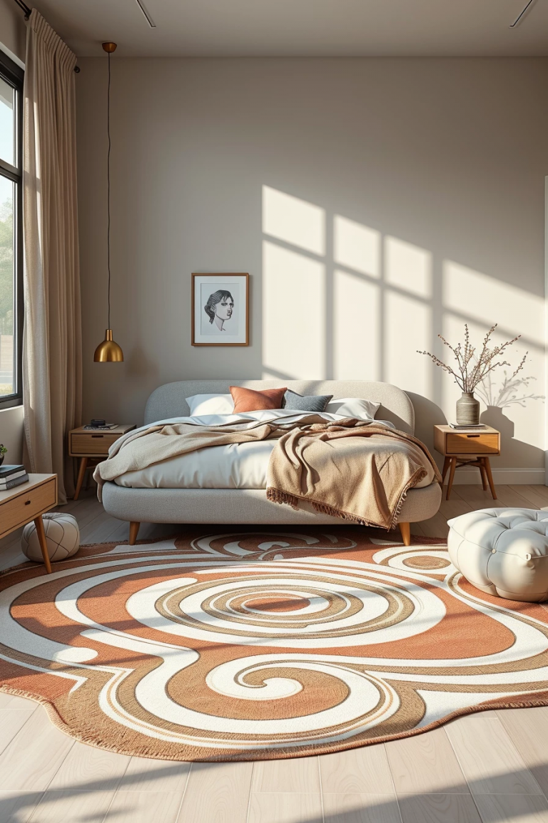 58 Bedroom Ideas with Curved Furniture for a Soft and Stylish Look