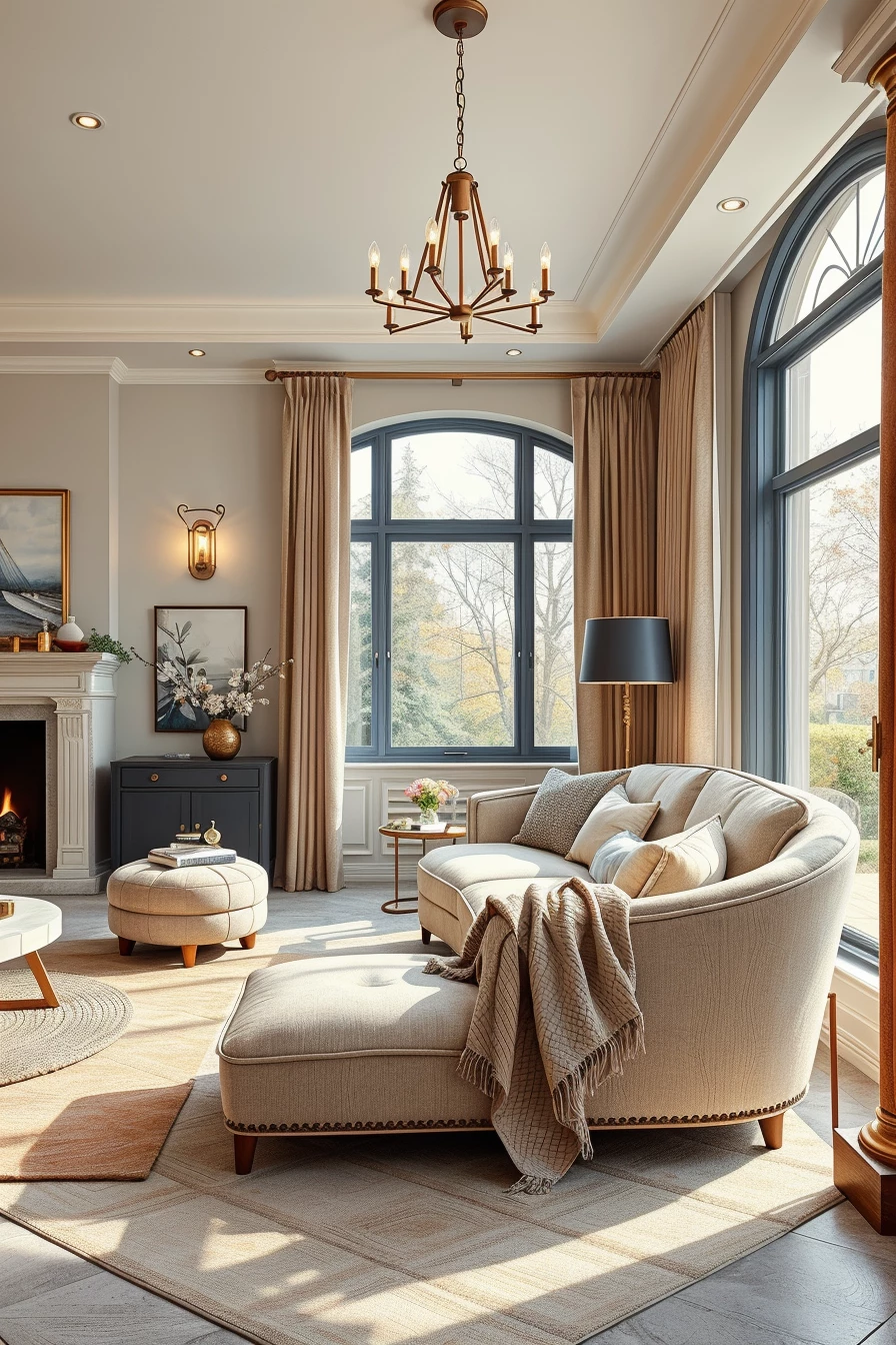 59 Living Room Ideas With Curved Furniture For A Stylish And Modern Space