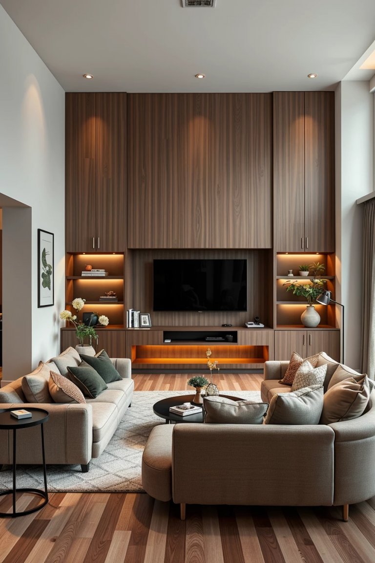 59 Living Room Ideas With Curved Furniture For A Stylish And Modern Space