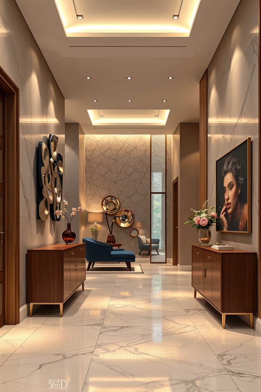 63 Artistic Hallway Wall Decor Ideas For A Modern And Sophisticated Look