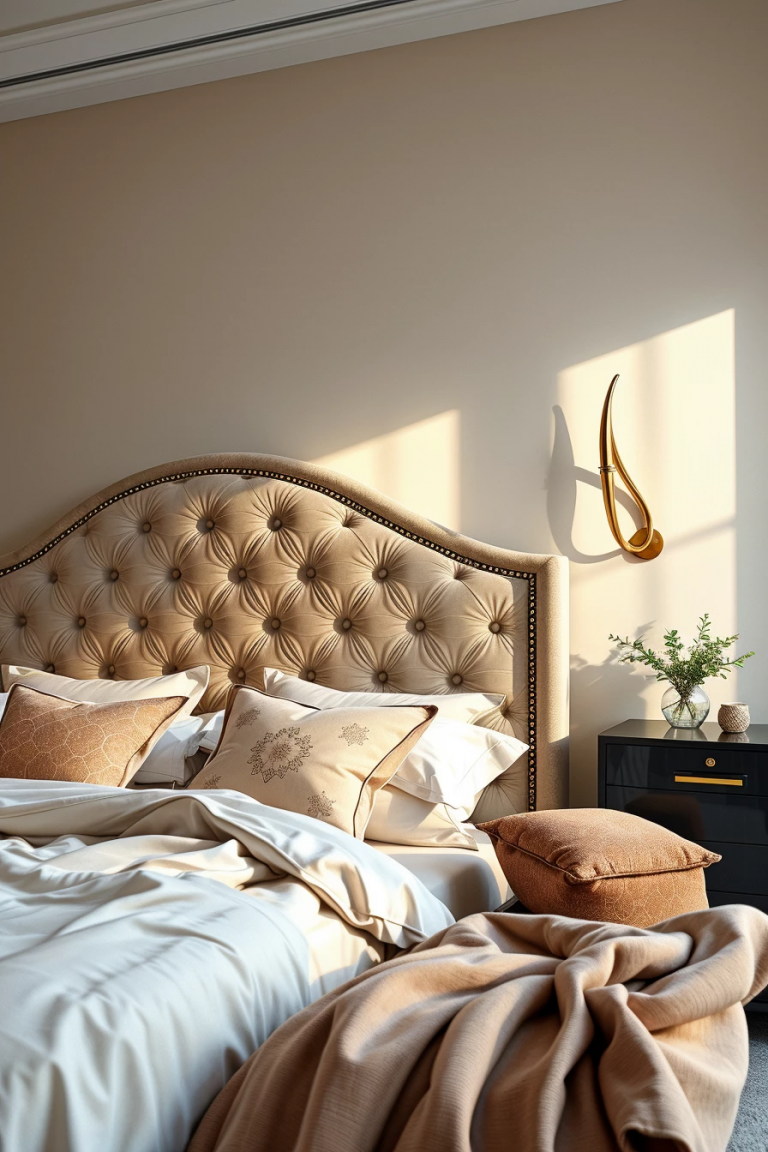 58 Bedroom Ideas with Curved Furniture for a Soft and Stylish Look