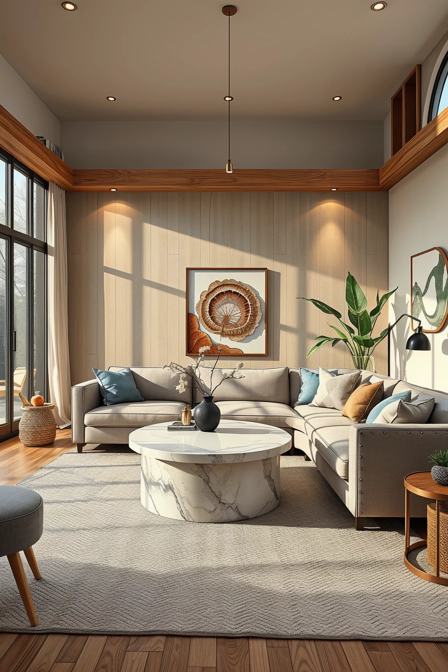 59 Living Room Ideas With Curved Furniture For A Stylish And Modern Space